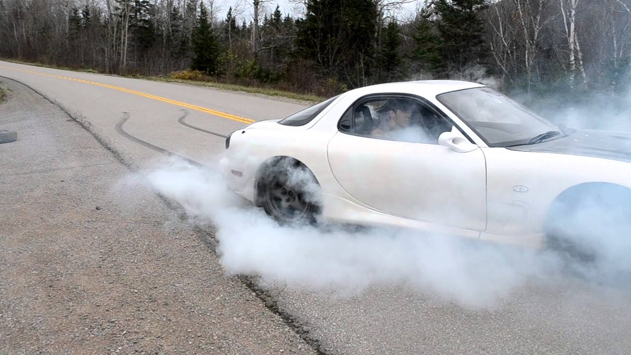 FD3S RX7 Burnout - YouTube