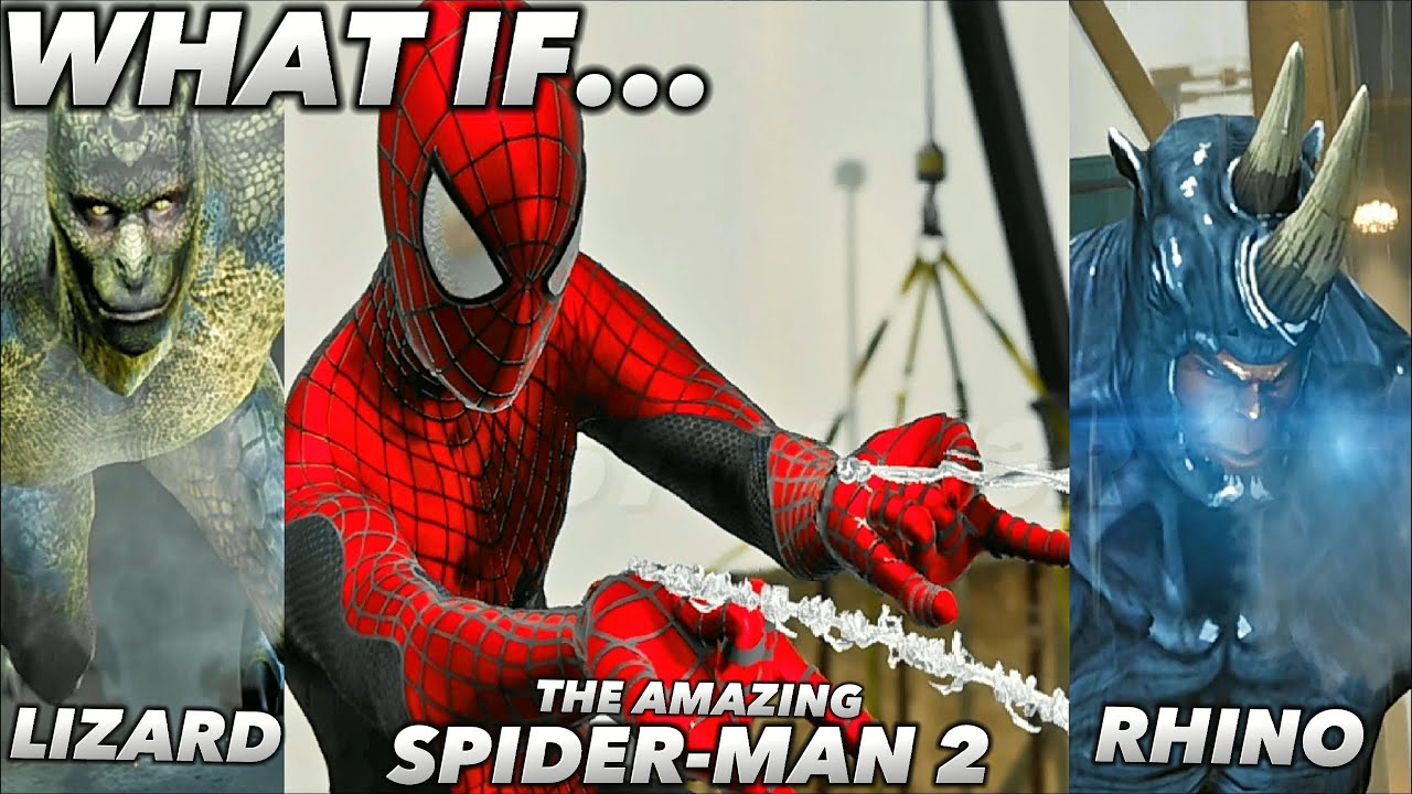The Amazing Spider-Man 2 - Spider-Man Vs Classic Rhino & MCU Lizard ...