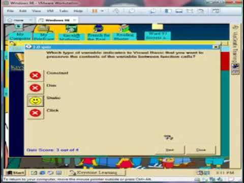 Keystone Learning: Visual Basic 6 Level 2 Chapter 2 Quiz - YouTube