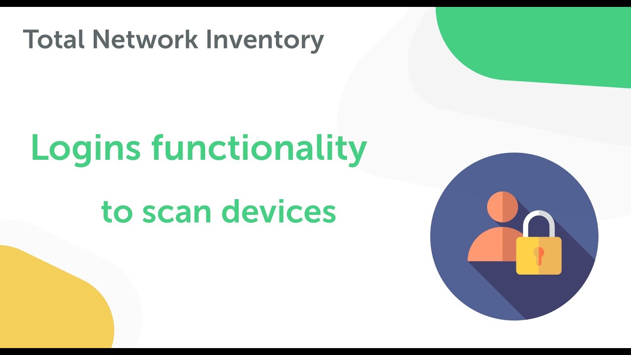 Using Logins functionality to scan devices on a network with TNI. - YouTube