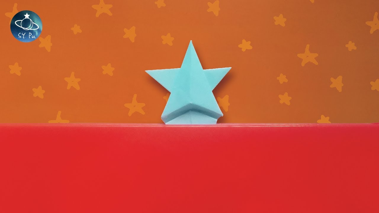 Star (Pentagram) Bookmark Easy Origami Tutorial ║ 星星 書籤 簡單摺紙 教學 - YouTube