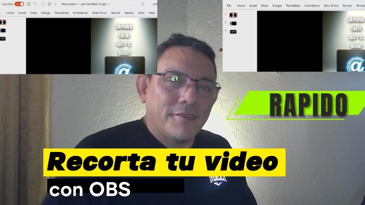 Como recortar videos en OBS Studios - YouTube