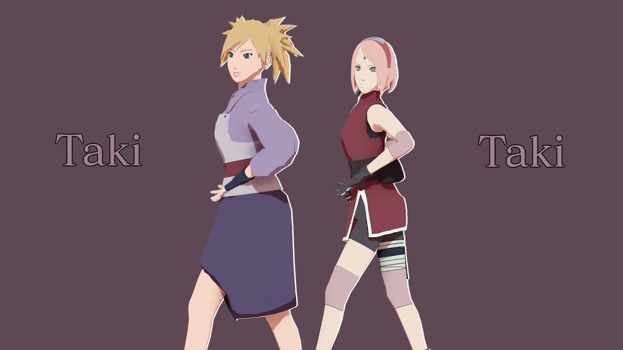 Taki Taki - Sakura*Temari | Naruto MMD - YouTube