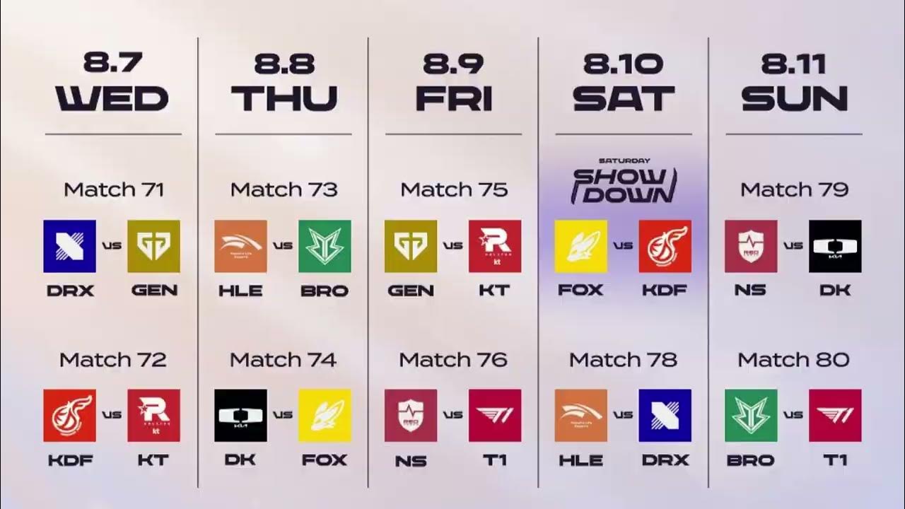 NO.85 LCK夏 | FOX vs KDF | HLE vs DRX | - YouTube