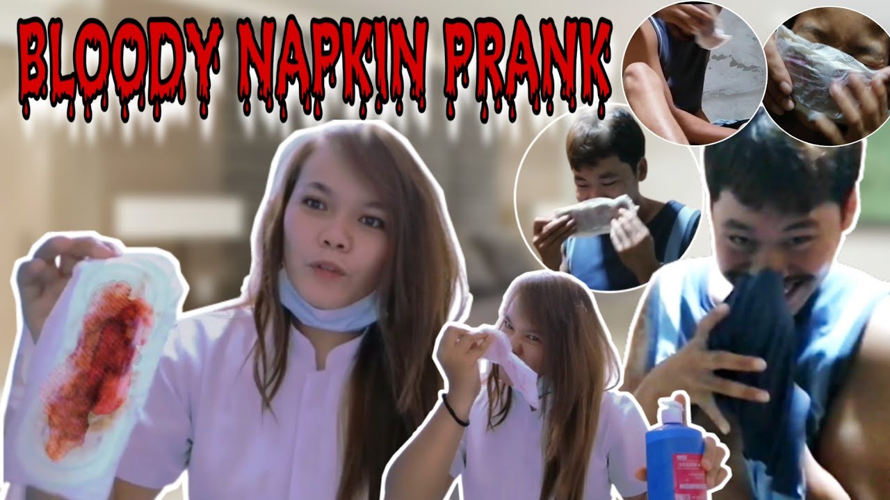 BLOODY NAPKIN PRANK - YouTube