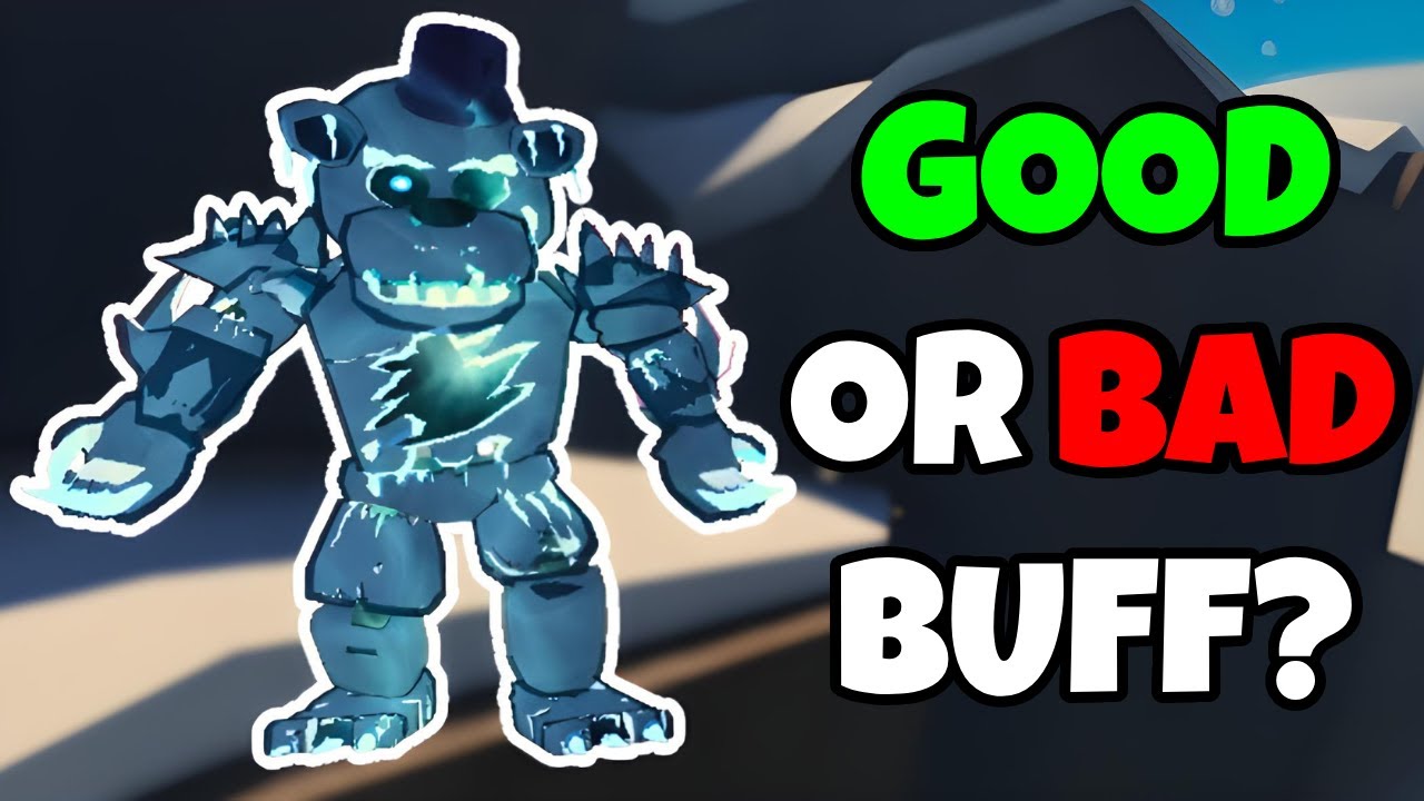Did The NEW BLACK ICE FREDDY BUFF Make The unit CRAZY OP? - Roblox Five ...