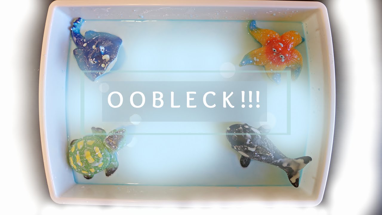 How To | Make OOBLECK Fun Sensory Activity for Kids - YouTube