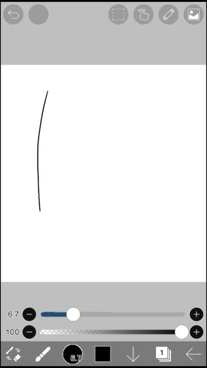 How to draw smooth line in Ibis Paint - YouTube