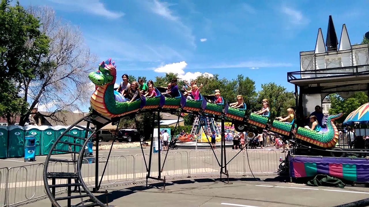 Kids on Dragon Coaster - YouTube