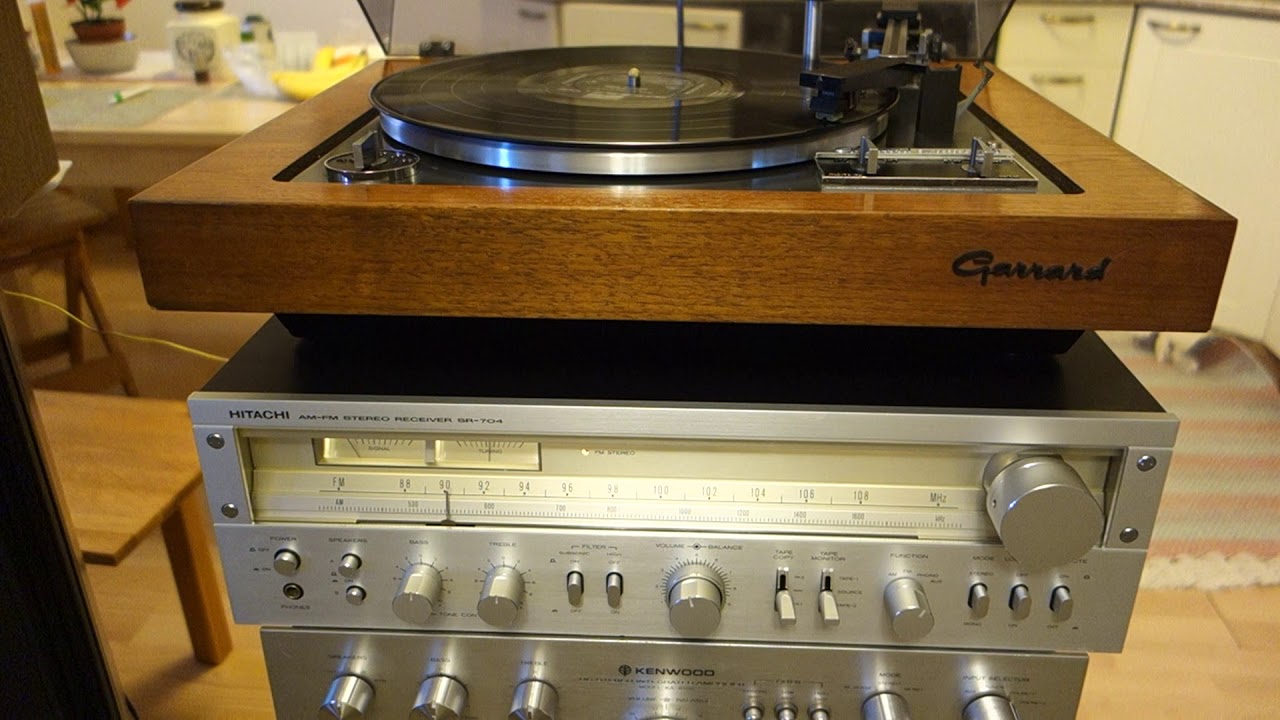 Hitachi SR 704 & Infinity Kappa 6.2 i Series II & Garrard Synchro-Lab ...