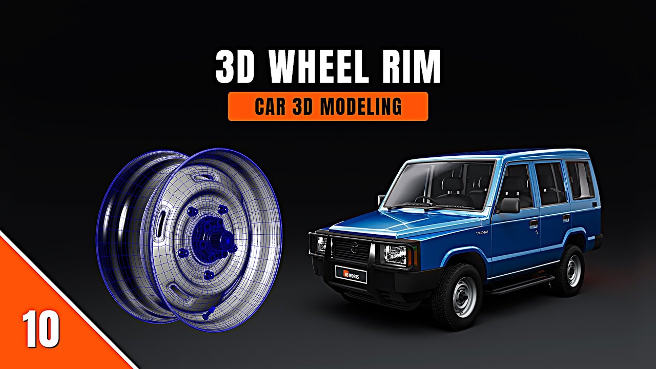 Part 10: 🌟 Create Stunning Wheel Rims in Maya – Full Tutorial Car 3d ...