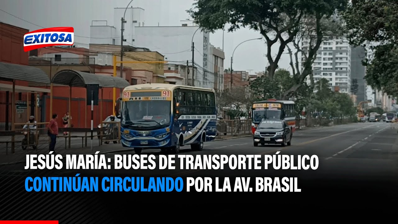 🔴🔵Jesús María: Buses de transporte público continúan circulando por la ...