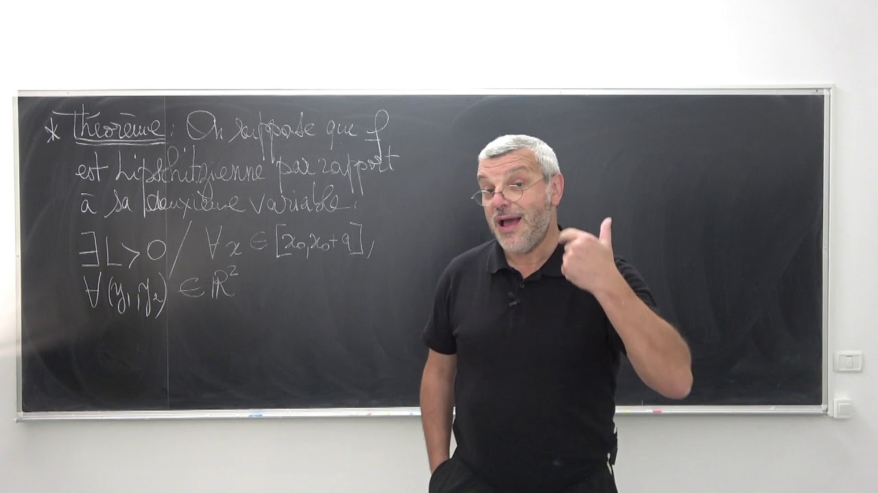 IANUM Cours 9 - Théorème de Cauchy-Lipschitz - YouTube