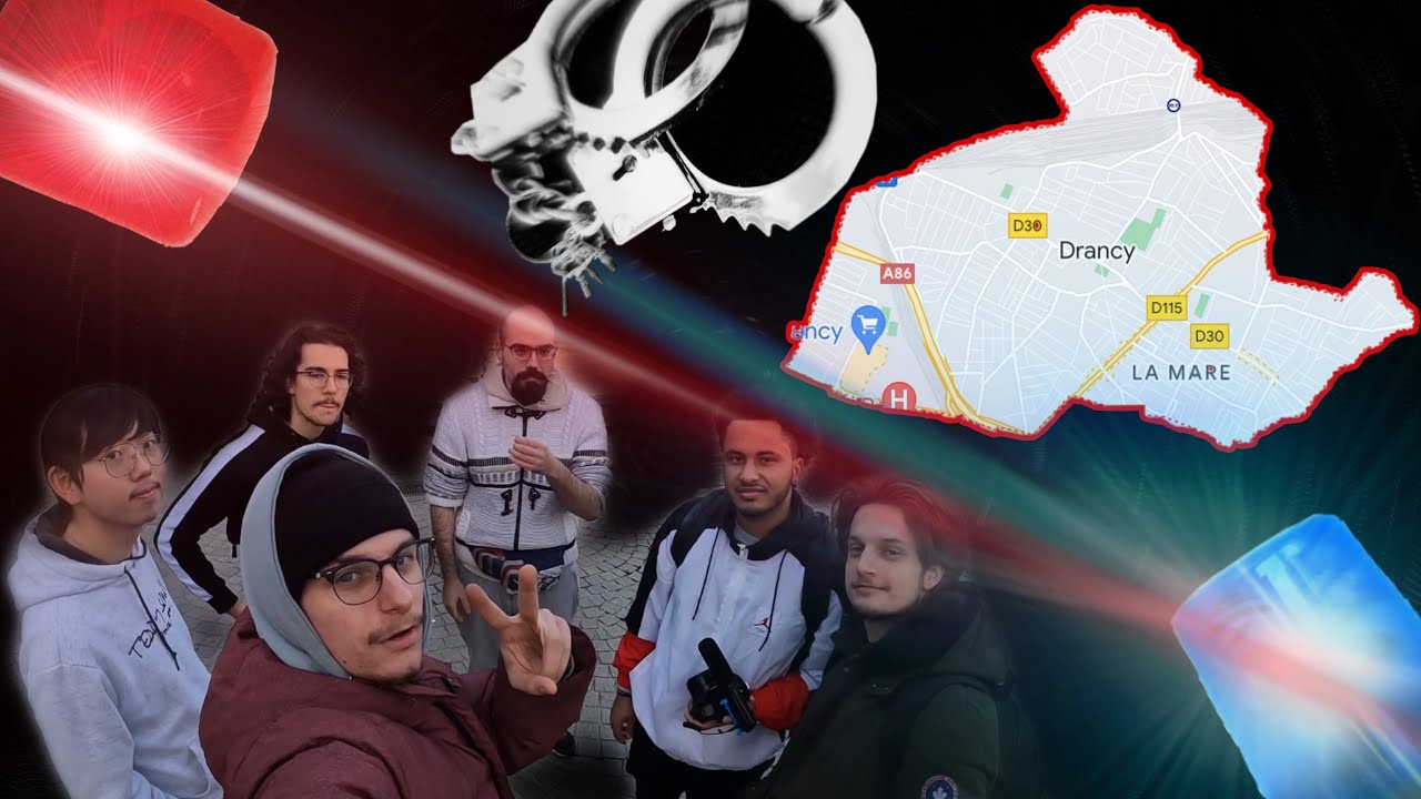 Police vs Voleur dans Drancy (un jeu qui te rend parano) - YouTube