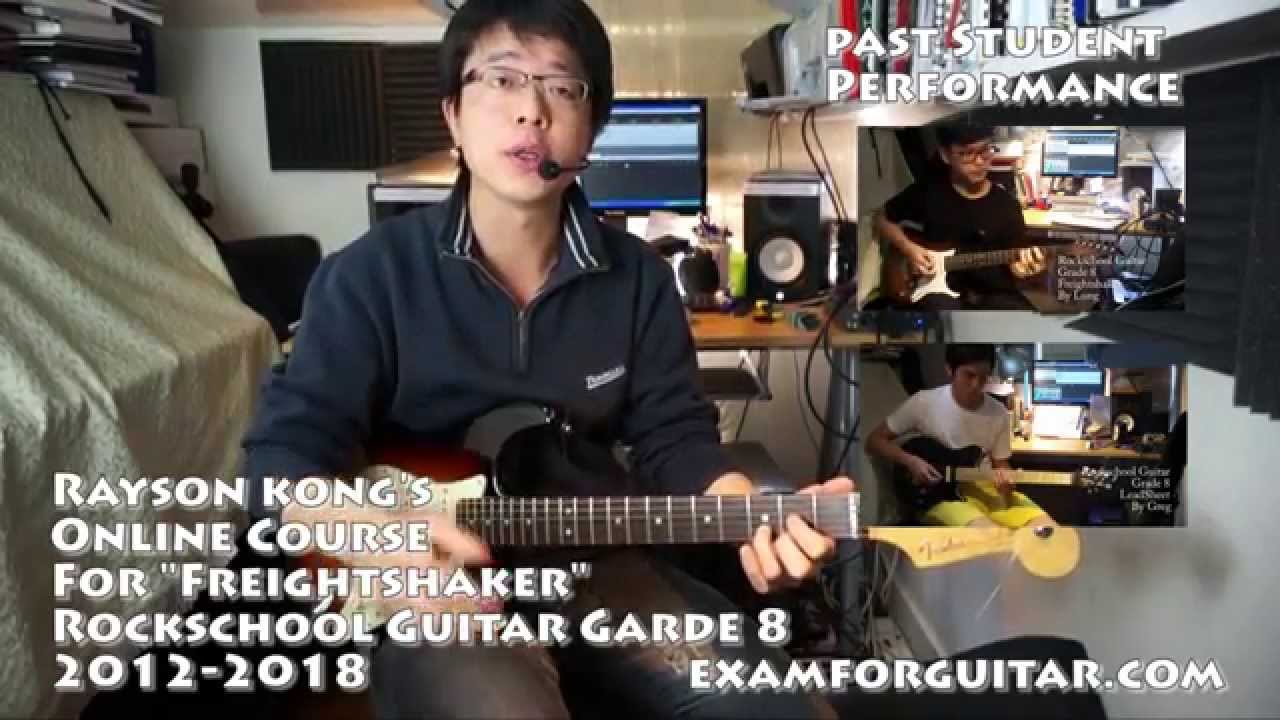 Promo: Rayson Kong's Online Course for "Freightshaker"-Rockschool Guitar Grade 8 - YouTube