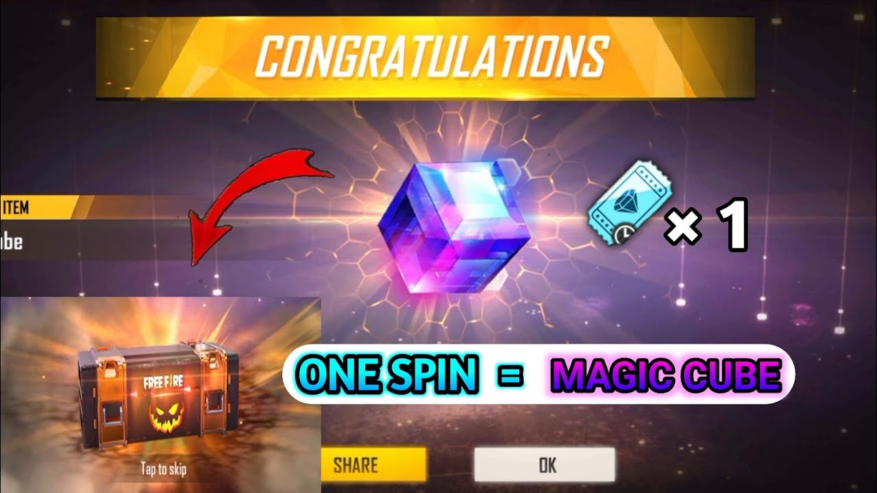 How to get magic cube in one spin // Magic cube in diamond royale// 1 ...