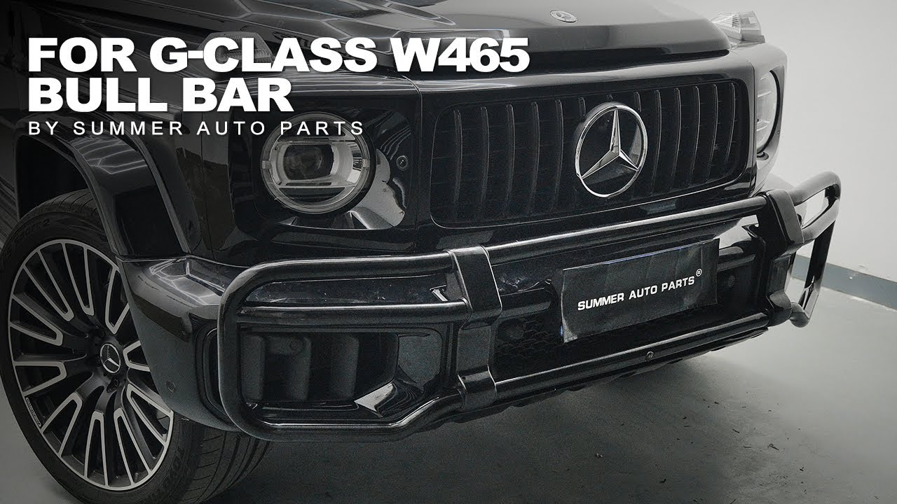 How to Install Mercedes-Benz G Wagon W465 Front Bumper Bull Bar ? - YouTube