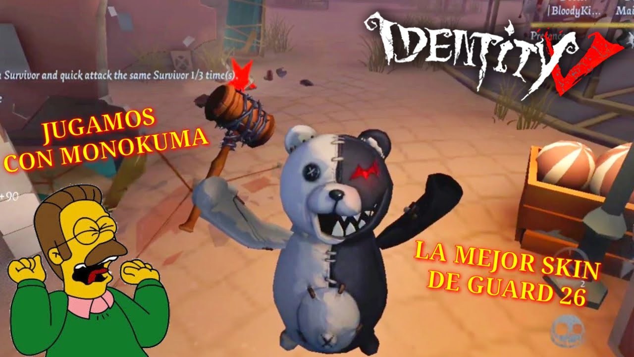 DANGANRONPA GAMEPLAY ESPECIAL SKIN S MONOKUMA GUARD 26 IDENTITYV ...