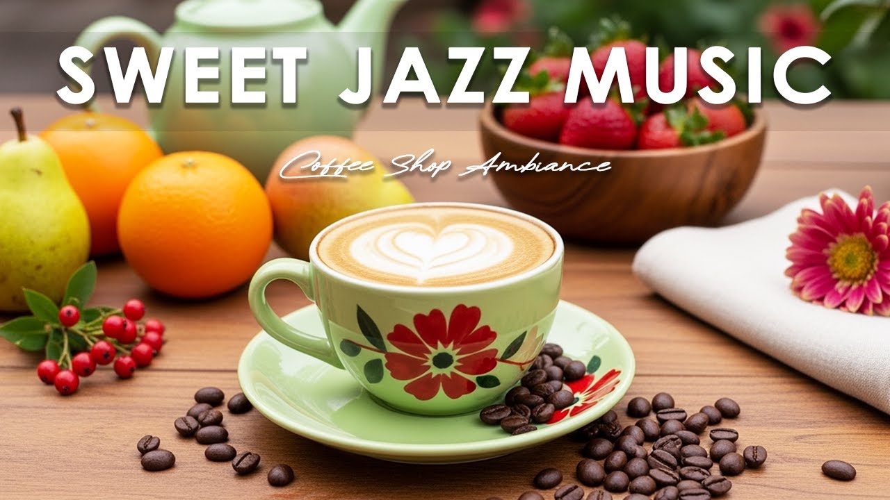 Sweet Jazz Music 🎧 Coffee Shop Ambiance - Soft Bossa Nova Piano Music ...