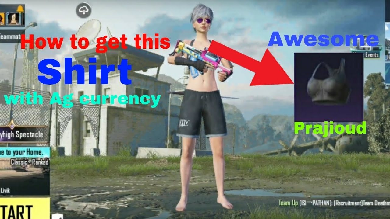 How to get Prajioud Shirt in pubg/bgmi | Pubgmobile - YouTube