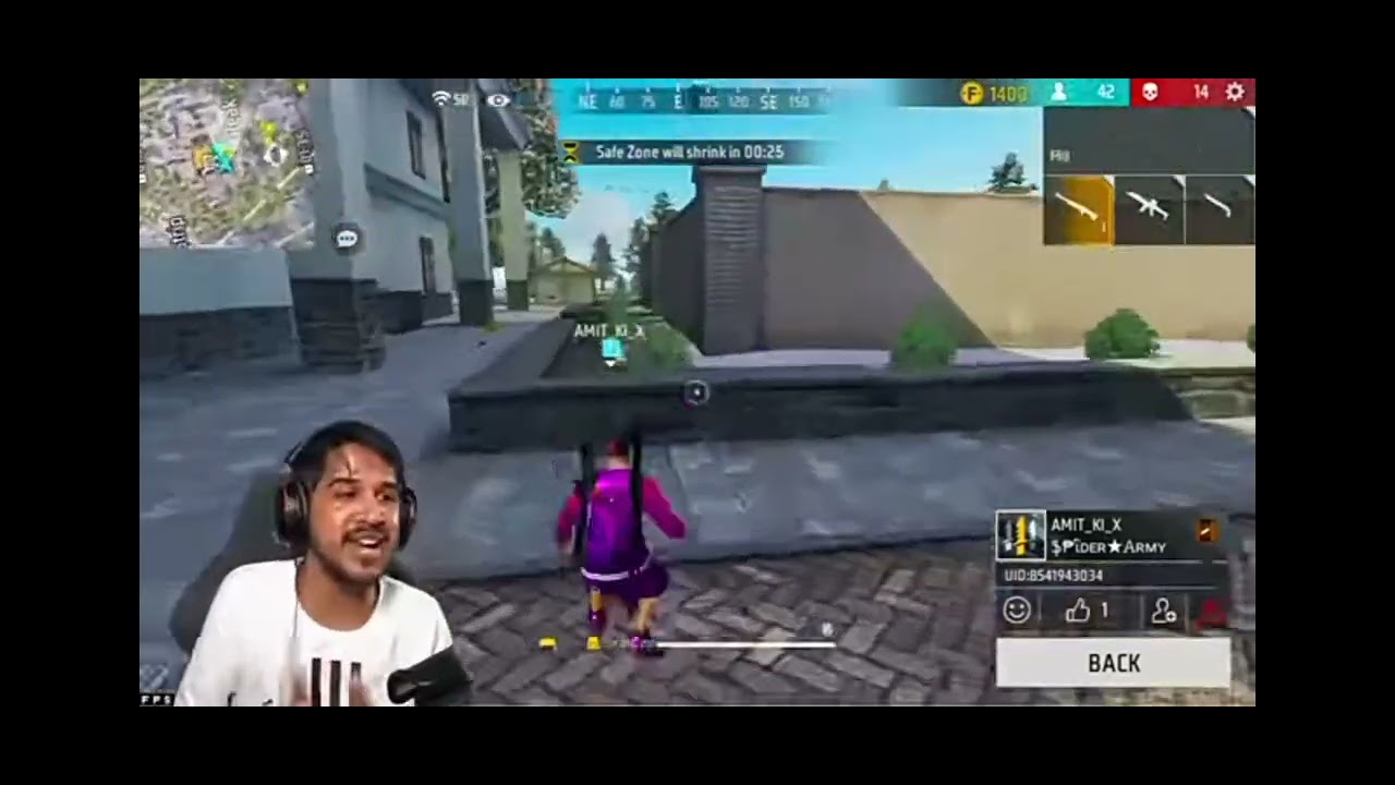 Hacker rock amit shock#hackerfreefire - YouTube