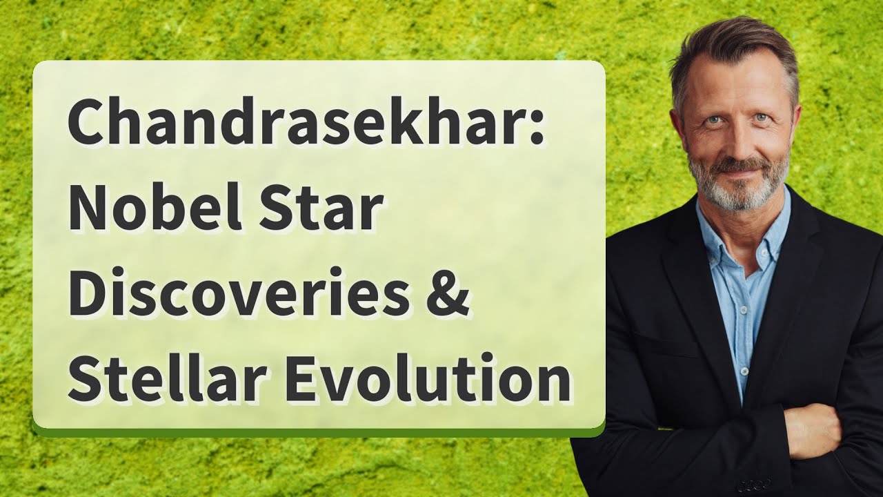 Chandrasekhar: Nobel Star Discoveries & Stellar Evolution - YouTube
