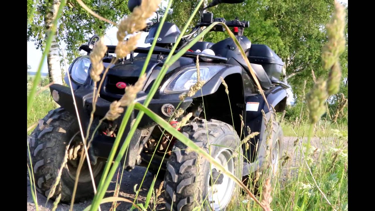 Still there! - Kymco MXU 50 & Can-Am Outlander MAX XTP 650 - YouTube