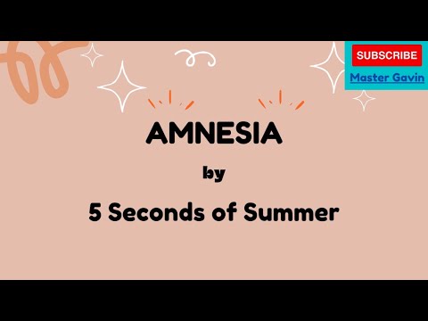 5 Seconds of Summer - Amnesia (Lyrics) - YouTube