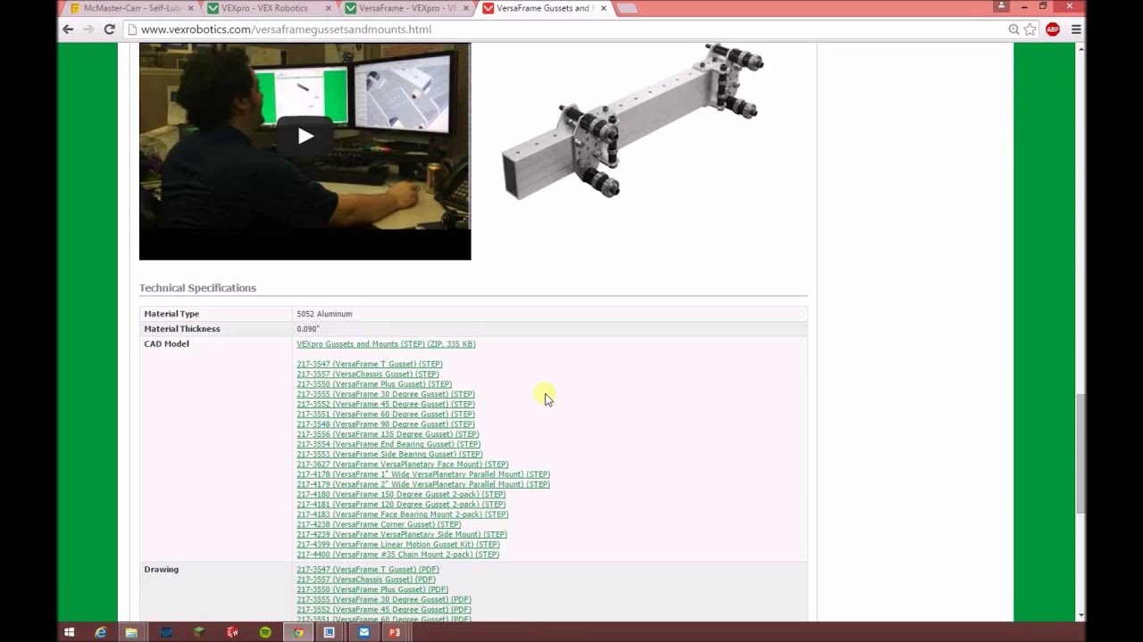 Designing a FIRST robot with PTC CREO 3.0 - YouTube
