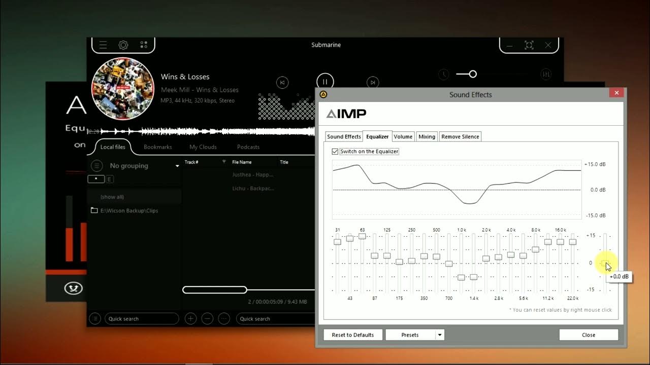 AIMP 5.03 EQUALIZER - YouTube