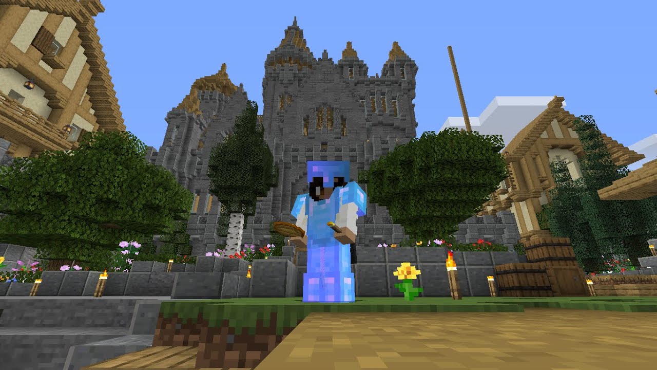 EXPLORING MY FIRST MINECRAFT WORLD! - YouTube