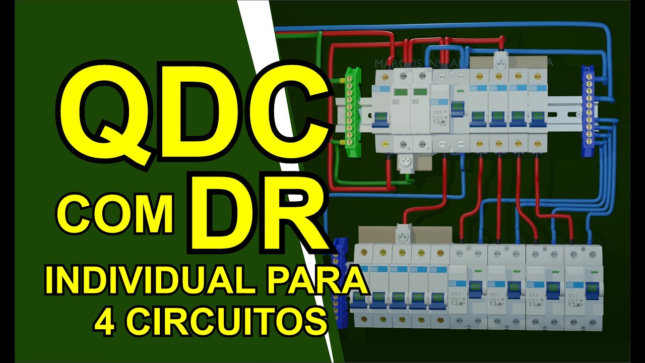 QDC COM DR INDIVIDUAL PARA 4 CIRCUITOS - YouTube