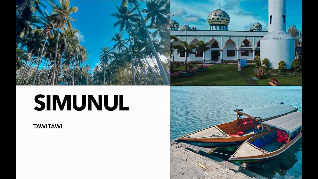 This is SIMUNUL ISLAND in TAWI TAWI - YouTube