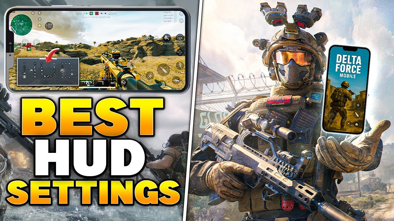How To Get BEST HUD SETTINGS In Delta force Mobile! - YouTube