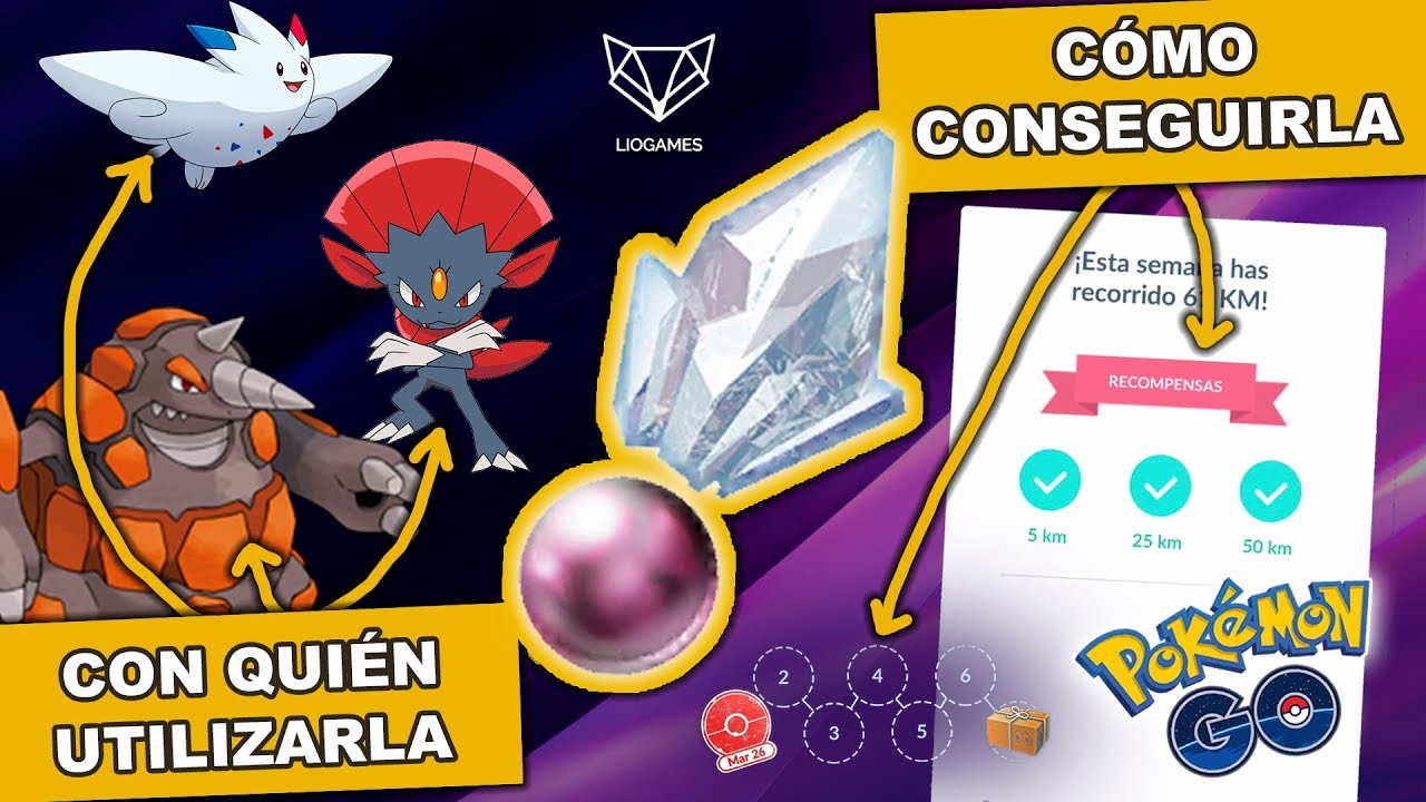 CÓMO CONSEGUIR Y CON QUIÉN UTILIZAR LA NUEVA PIEDRA SINNOH en Pokemon Go [LioGames] - YouTube