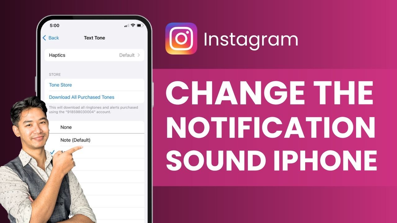 How To Change Instagram Notification Sound on iPhone ! - YouTube