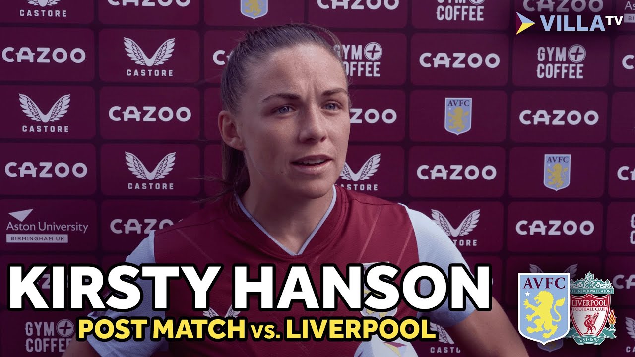 POST MATCH | Kirsty Hanson on 3-3 Draw against Liverpool Ladies - YouTube