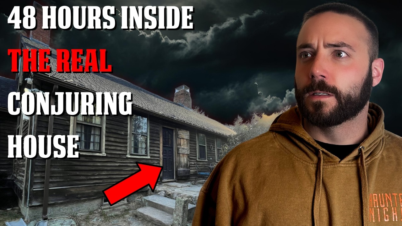 Spending 48 hours Inside The Conjuring House | Object Moves ON CAMERA ...