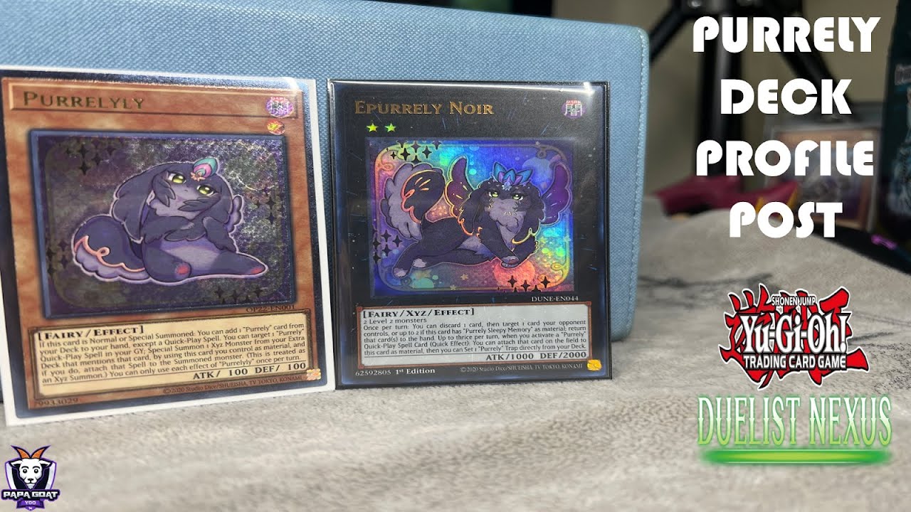 Yugioh! *NEW* PURRELY DECK PROFILE! + TEST HAND POST DUELING NEXUS ...