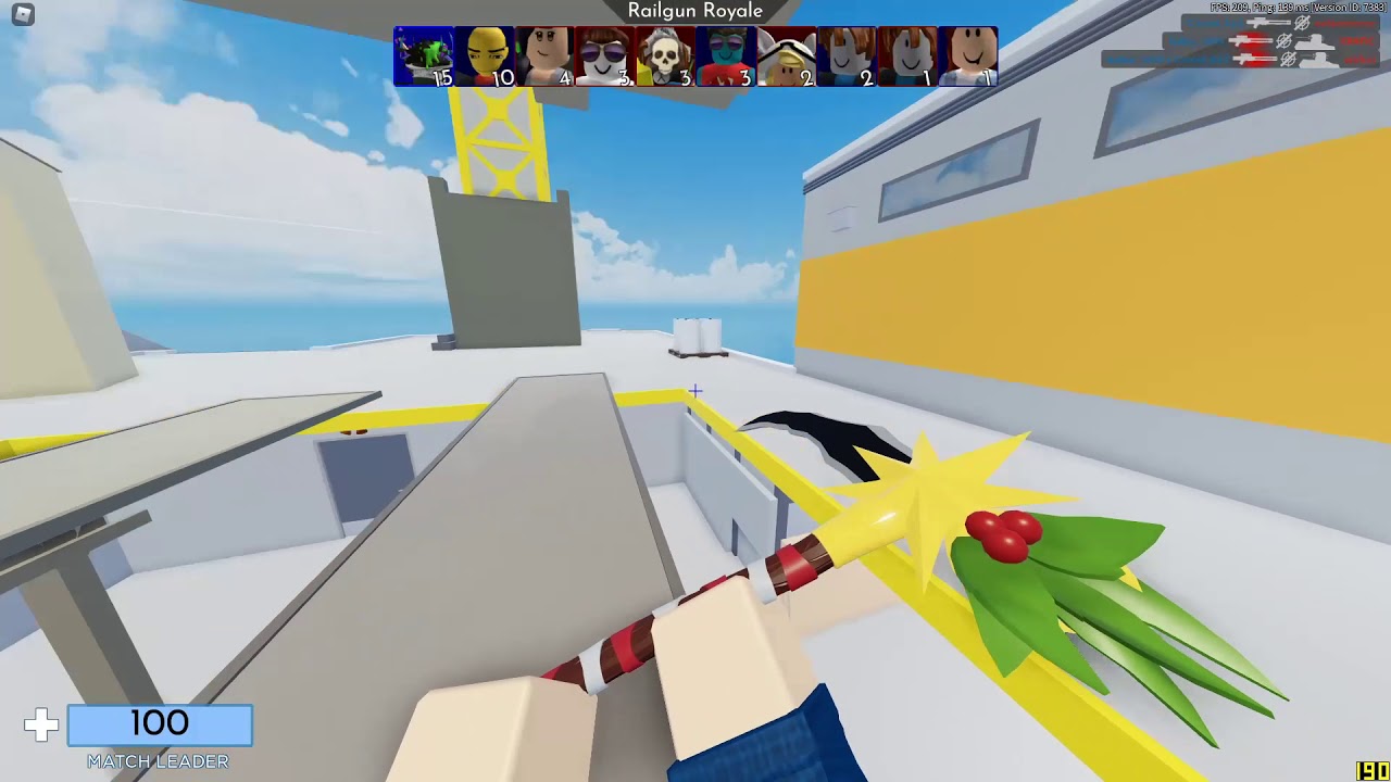 Golden Gun flicks/trickshots Roblox Arsenal - YouTube