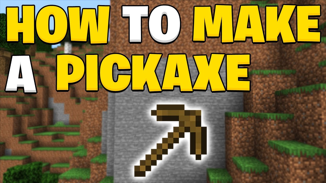 How to make a pickaxe in Minecraft 1.21 - YouTube