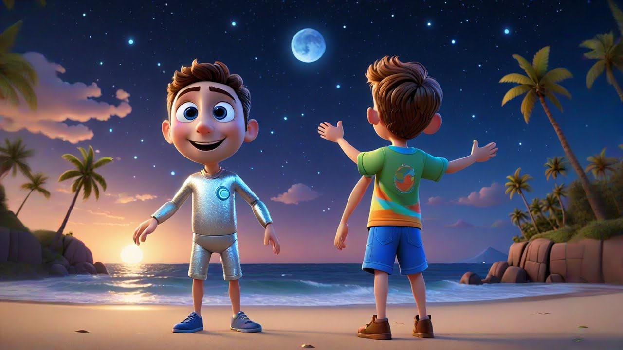 🌙💦 CoComelon & The Moon’s Silly Splashy Adventure | Kids Story Poem ...
