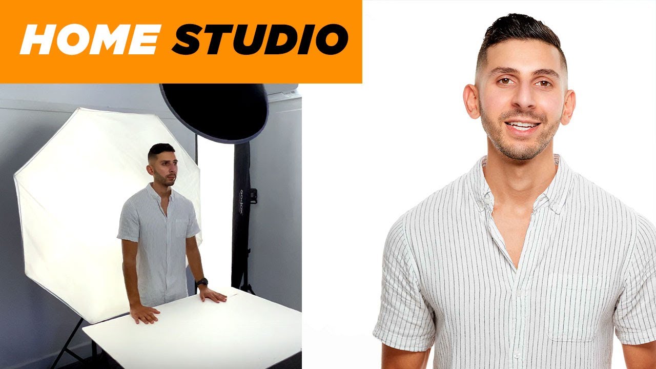 SIMPLE White Background for Portrait Photography - YouTube