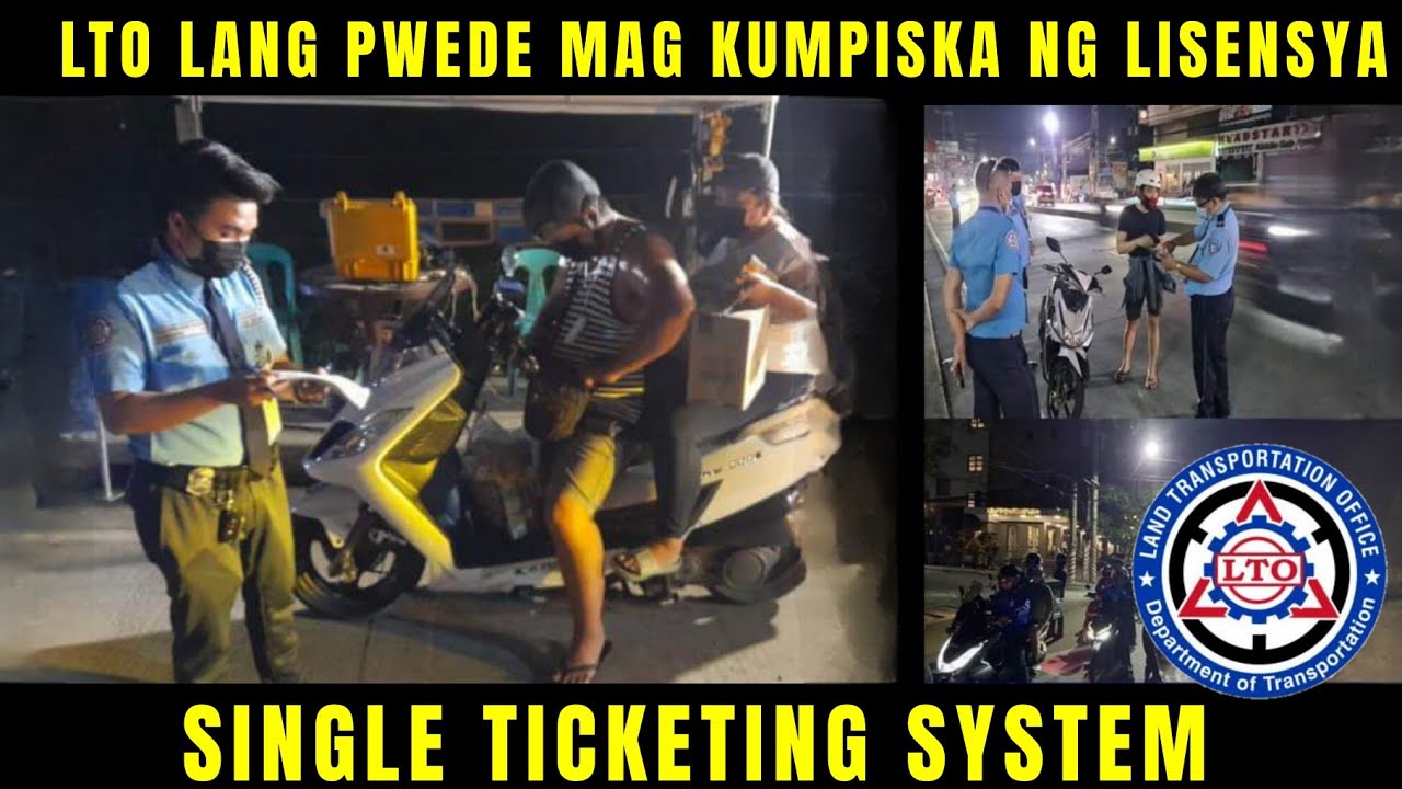 LTO SINGLE TICKETING SYSTEM | LTO LANG PWEDE KUMUHA NG LISENSYA - YouTube