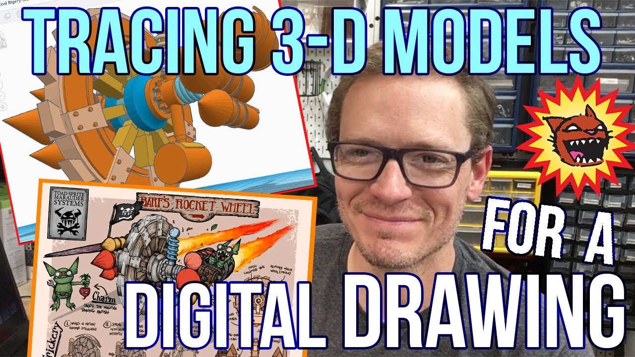 Tracing 3D Models For A Digital Drawing Tinkercad And Procreate YouTube Tracing 3D Models For A Digital Drawing Tinkercad And Procreate YouTube