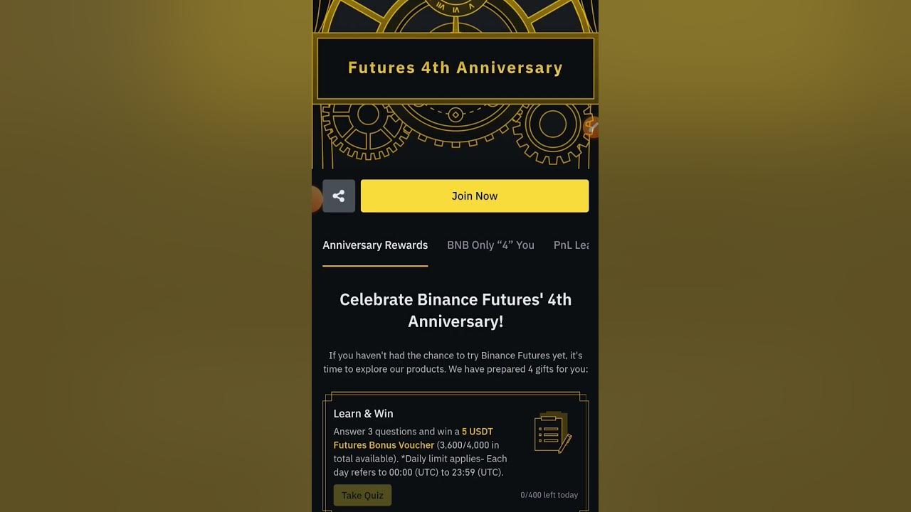 Celebrate Binance Futures 4th Anniversary Gifts For You 5 USDT celebrate-binance-futures-4th-anniversary-gifts-for-you-5-usdt