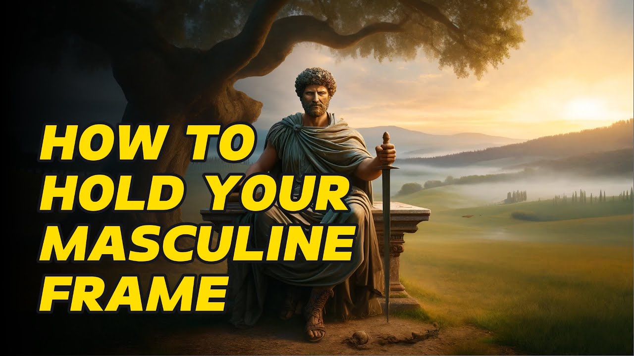 How To Hold Your MASCULINE Frame - YouTube