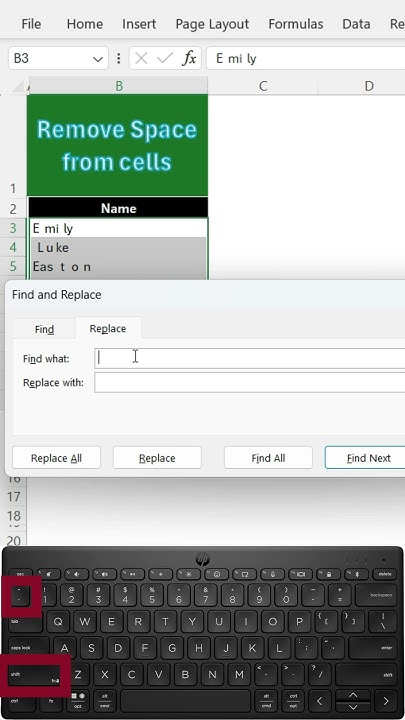 Remove Empty Spaces Effortlessly Excel Exceltips Exceltricks Exceltutorial Youtube