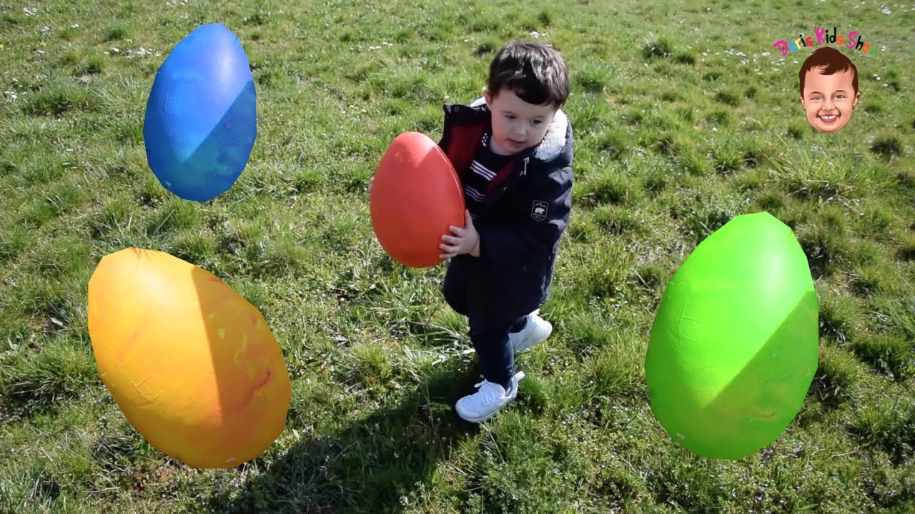 HUGE EGGS Surprise Toys Challenge with Car Toys - YouTube