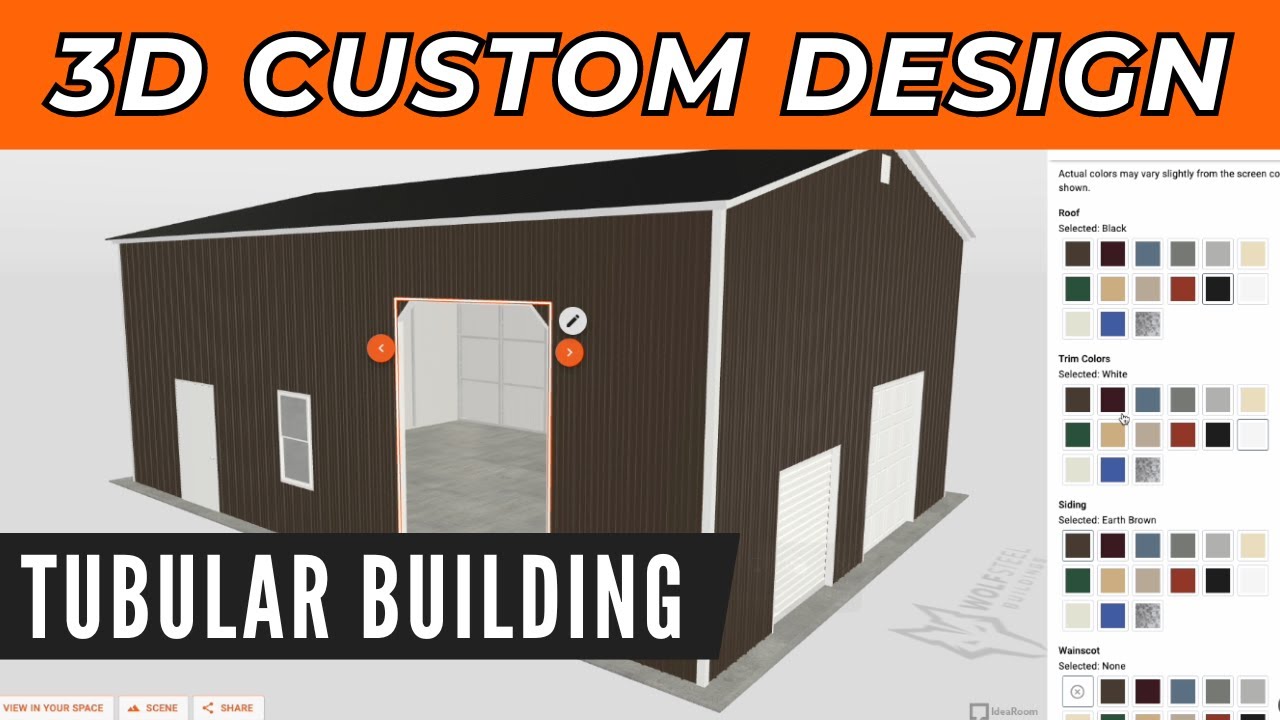 How to Design your Texas Metal Building | Tubular 3D Builder ...